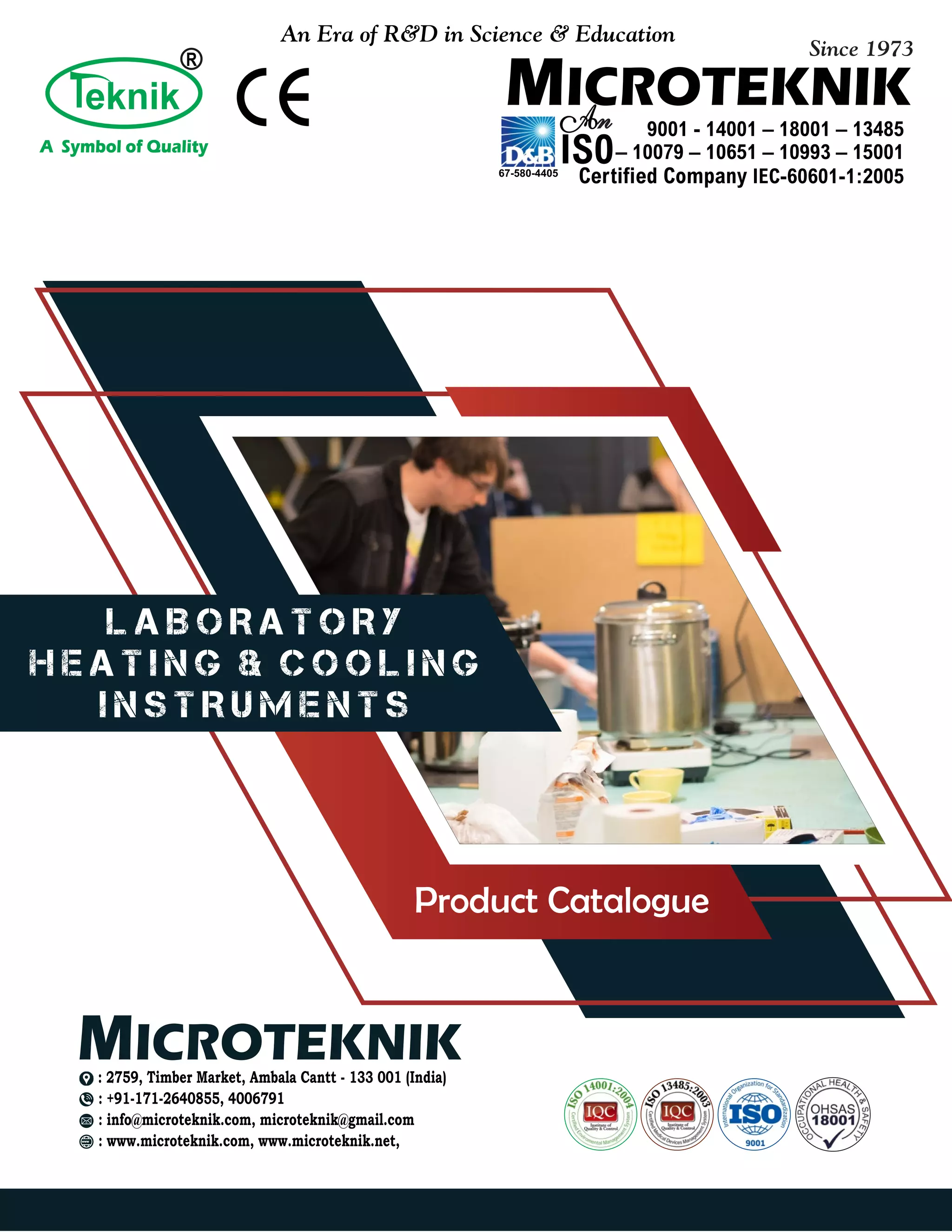 Laboratory heating and cooling instruments Manufacturer From India | PDF