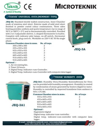 Laboratory heating and cooling instruments Manufacturer From India | PDF