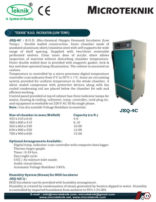 Laboratory heating and cooling instruments Manufacturer From India | PDF