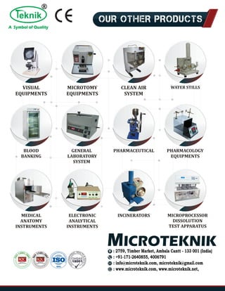 Laboratory heating and cooling instruments Manufacturer From India | PDF