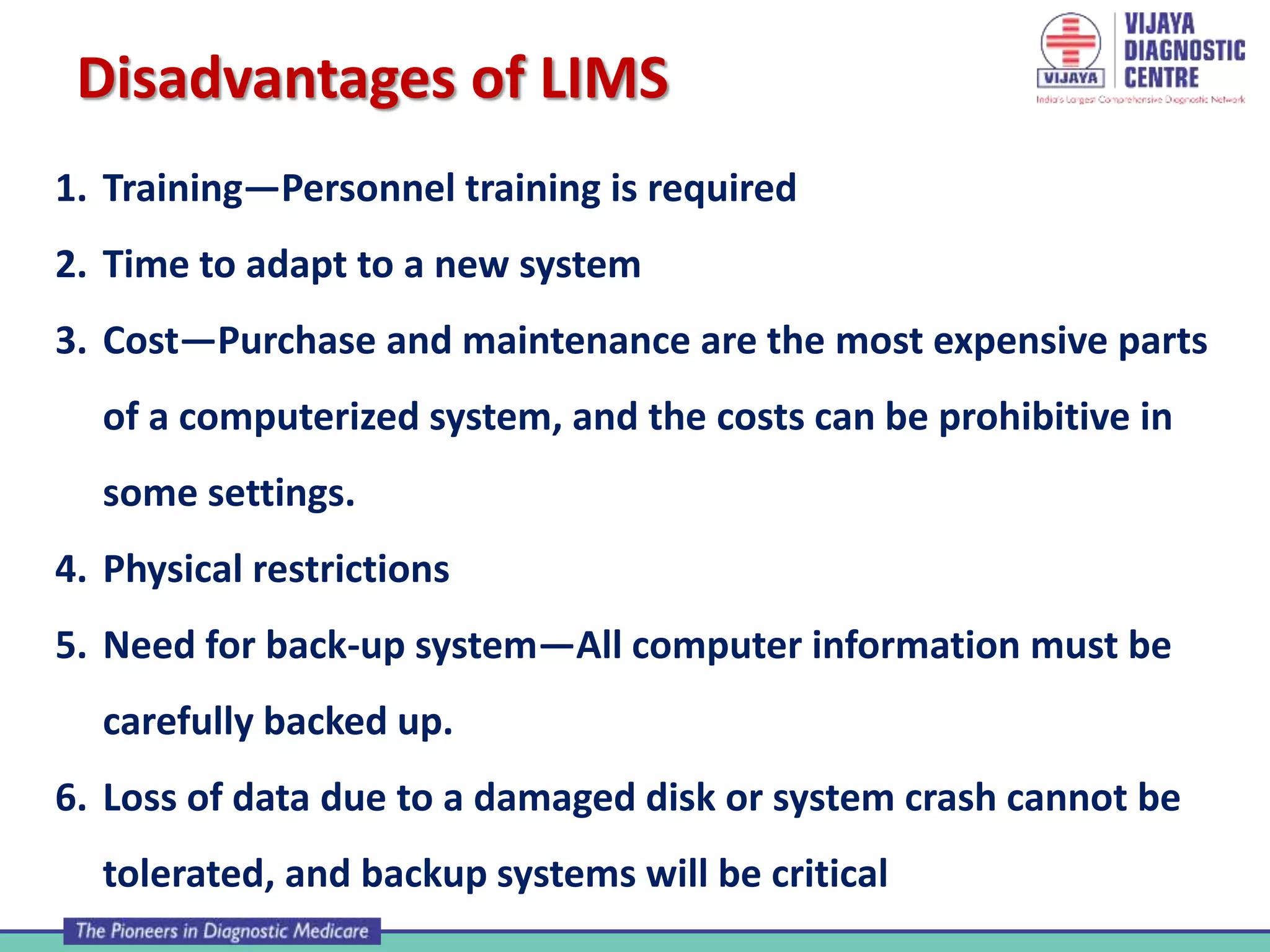 Laboratory Information Management System | PPTX
