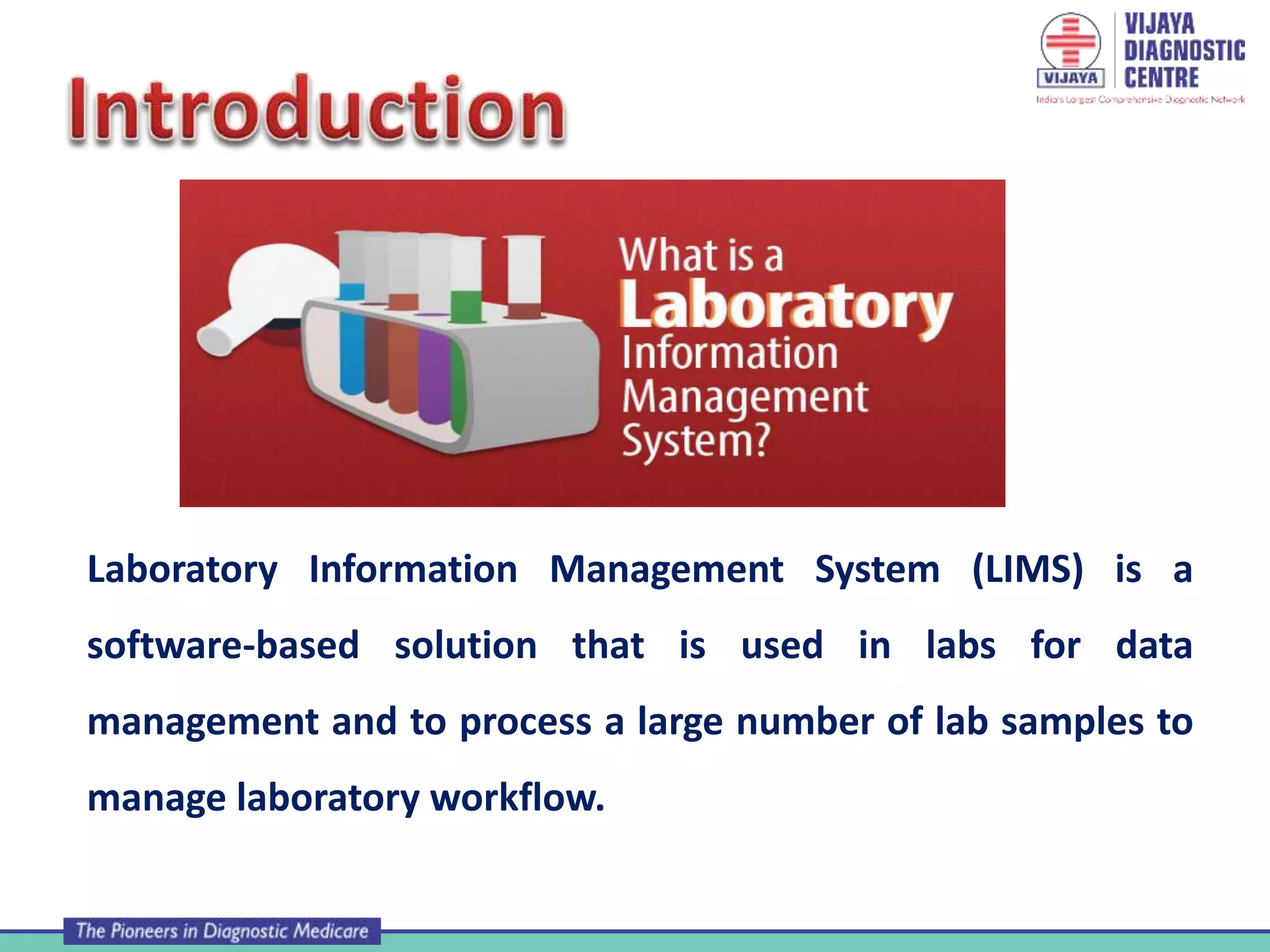 Laboratory Information Management System | PPTX