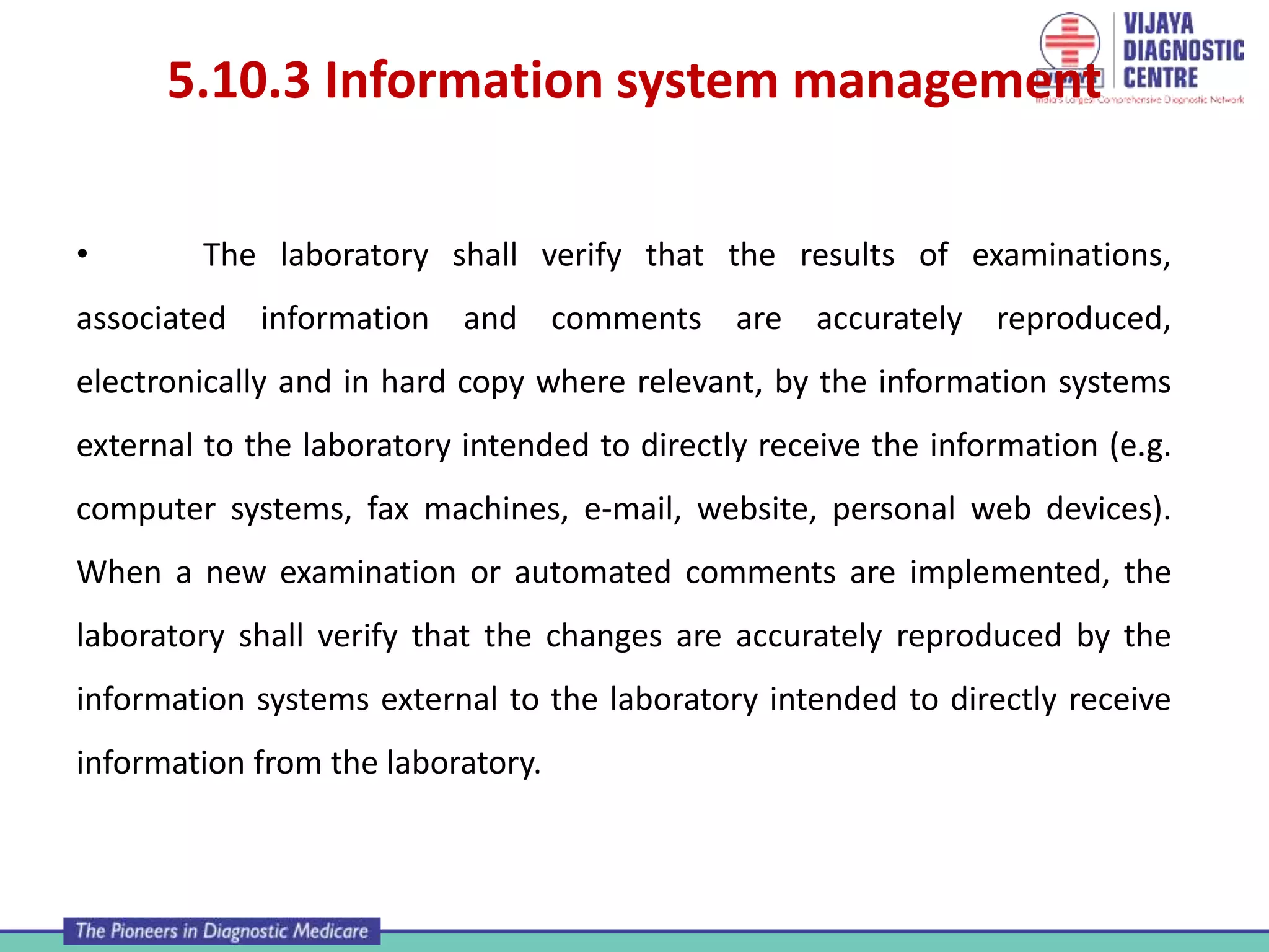 Laboratory Information Management System | PPTX