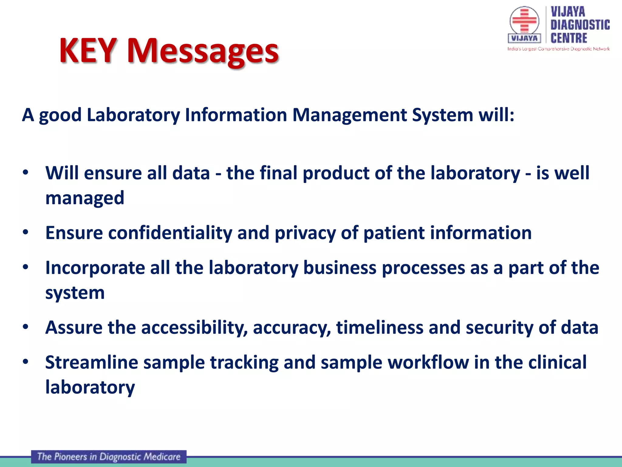 Laboratory Information Management System | PPTX