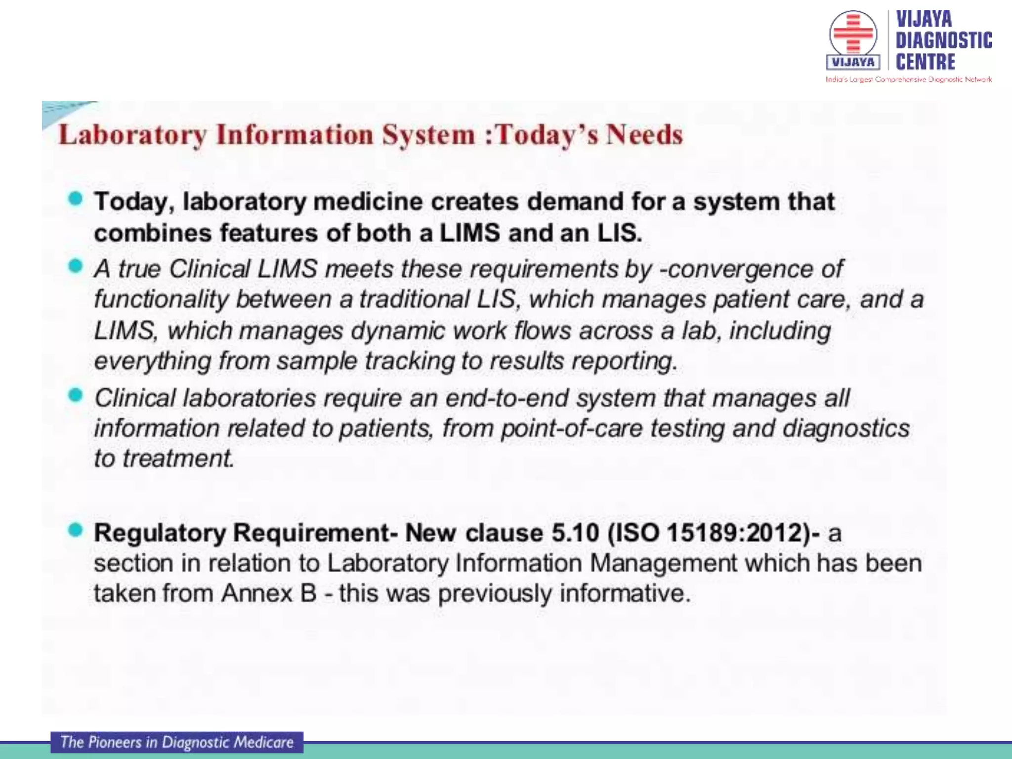 Laboratory Information Management System | PPTX