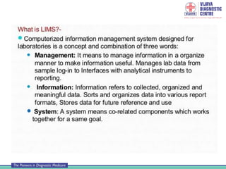 Laboratory Information Management System | PPTX