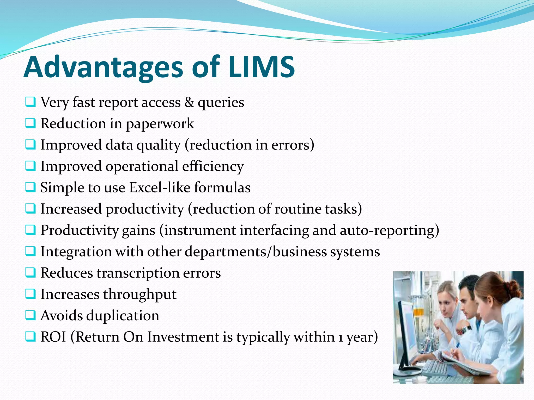 Laboratory information management system (LIMS) | PPTX