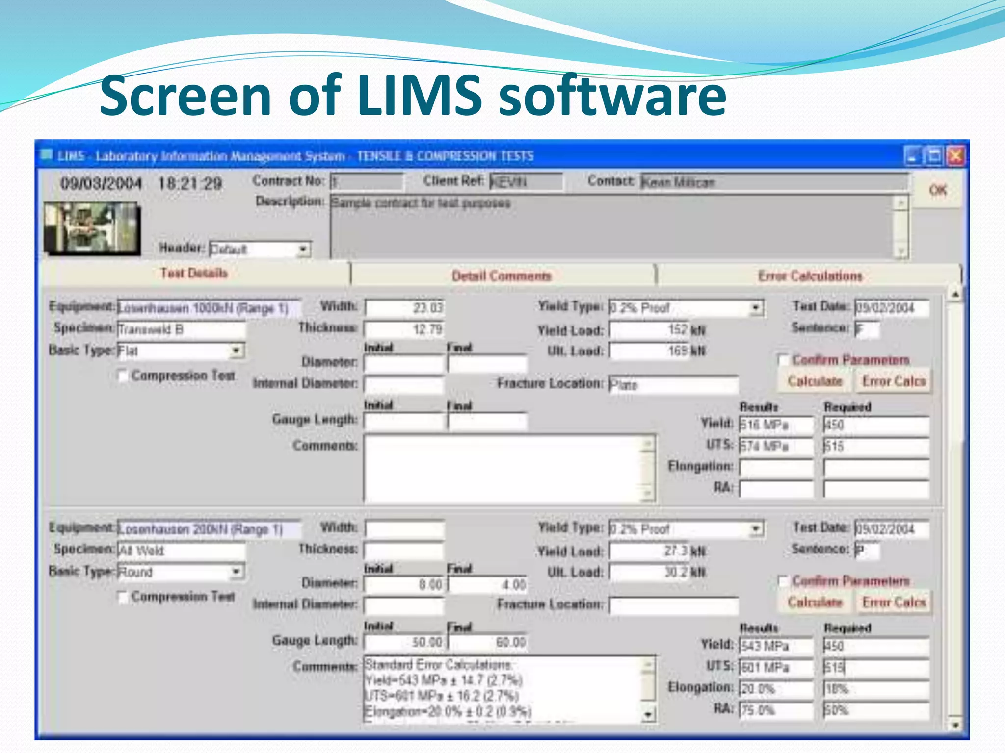Laboratory information management system (LIMS) | PPTX