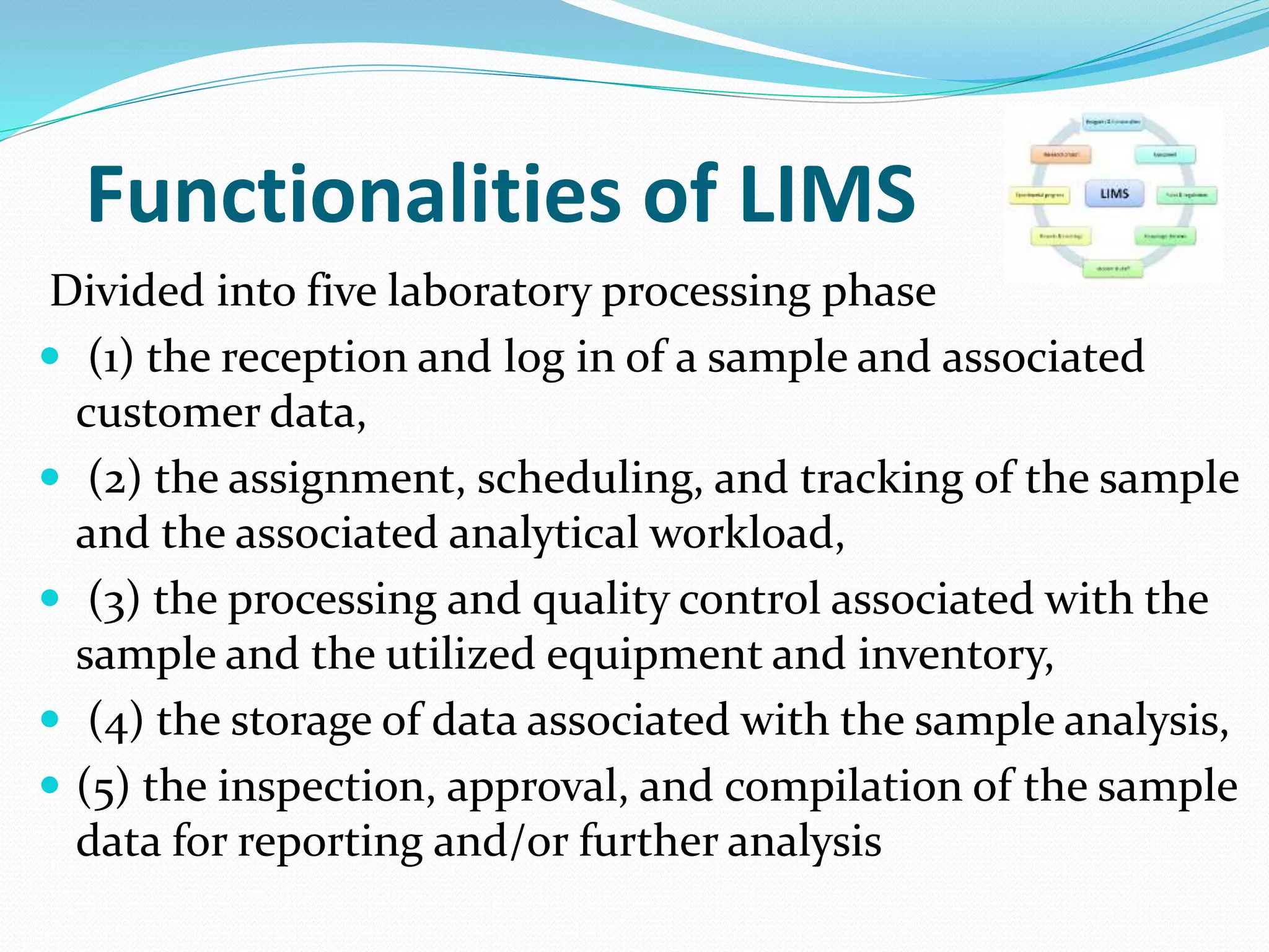 Laboratory information management system (LIMS) | PPTX