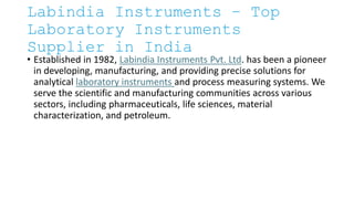 Laboratory Instrument manufacture & supplier in India - Labindia ...