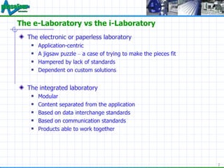 Laboratory Integration John Trigg | PPT