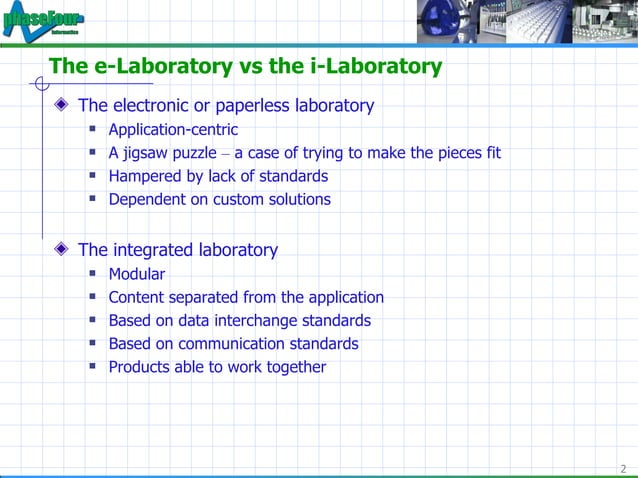 Laboratory Integration John Trigg | PPT