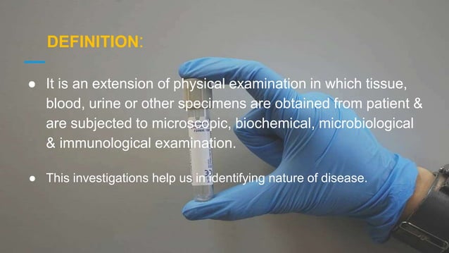 Laboratory Investigation particular for Dentistry.pptx