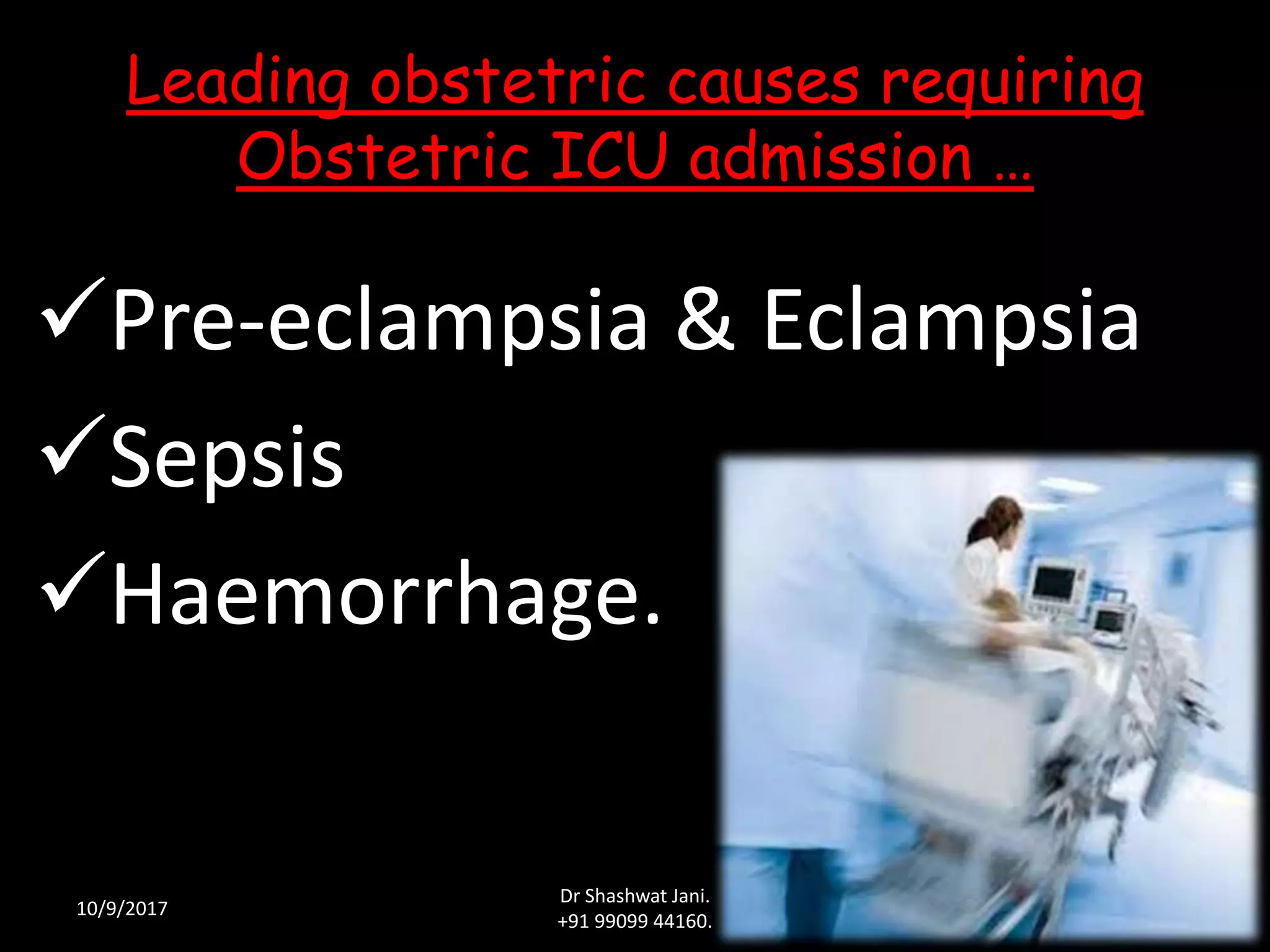 IMPORTANCE & INTERPRETATION OF LABORATORY INVESTIGATIONS IN OBSTETRIC ...