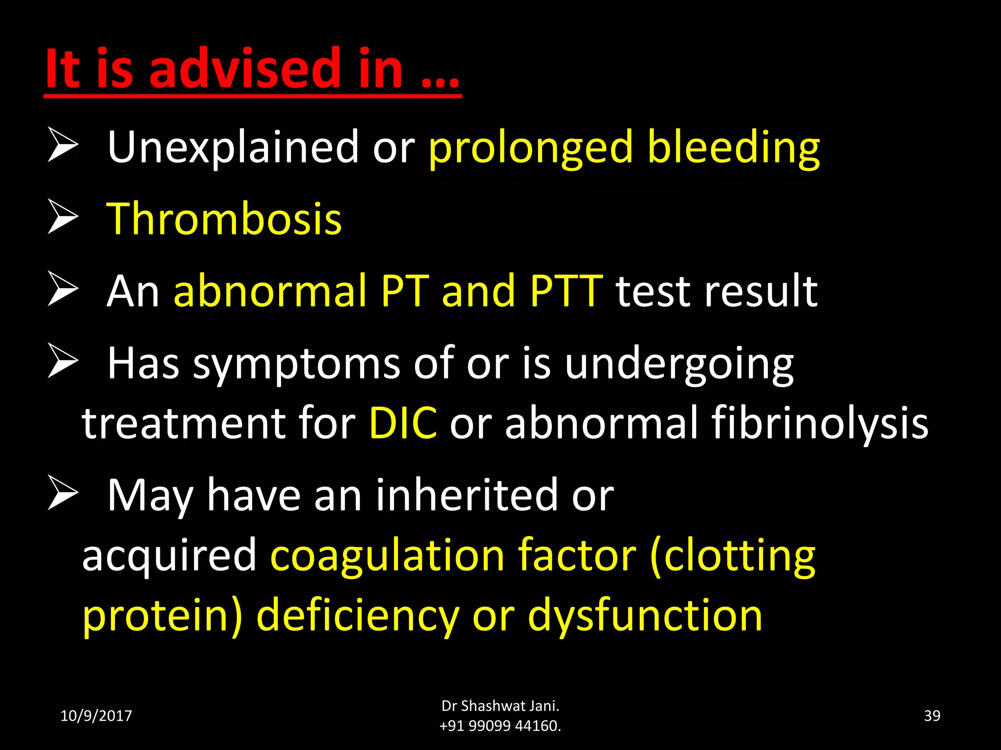 IMPORTANCE & INTERPRETATION OF LABORATORY INVESTIGATIONS IN OBSTETRIC ...