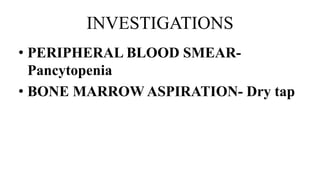 Laboratory investigations in pancytopenia | PPTX