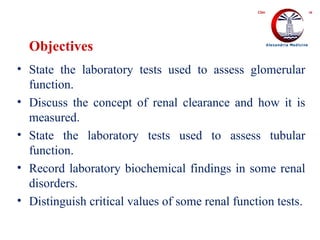 Laboratory investigations of Renal diseases Feb 2022.ppt