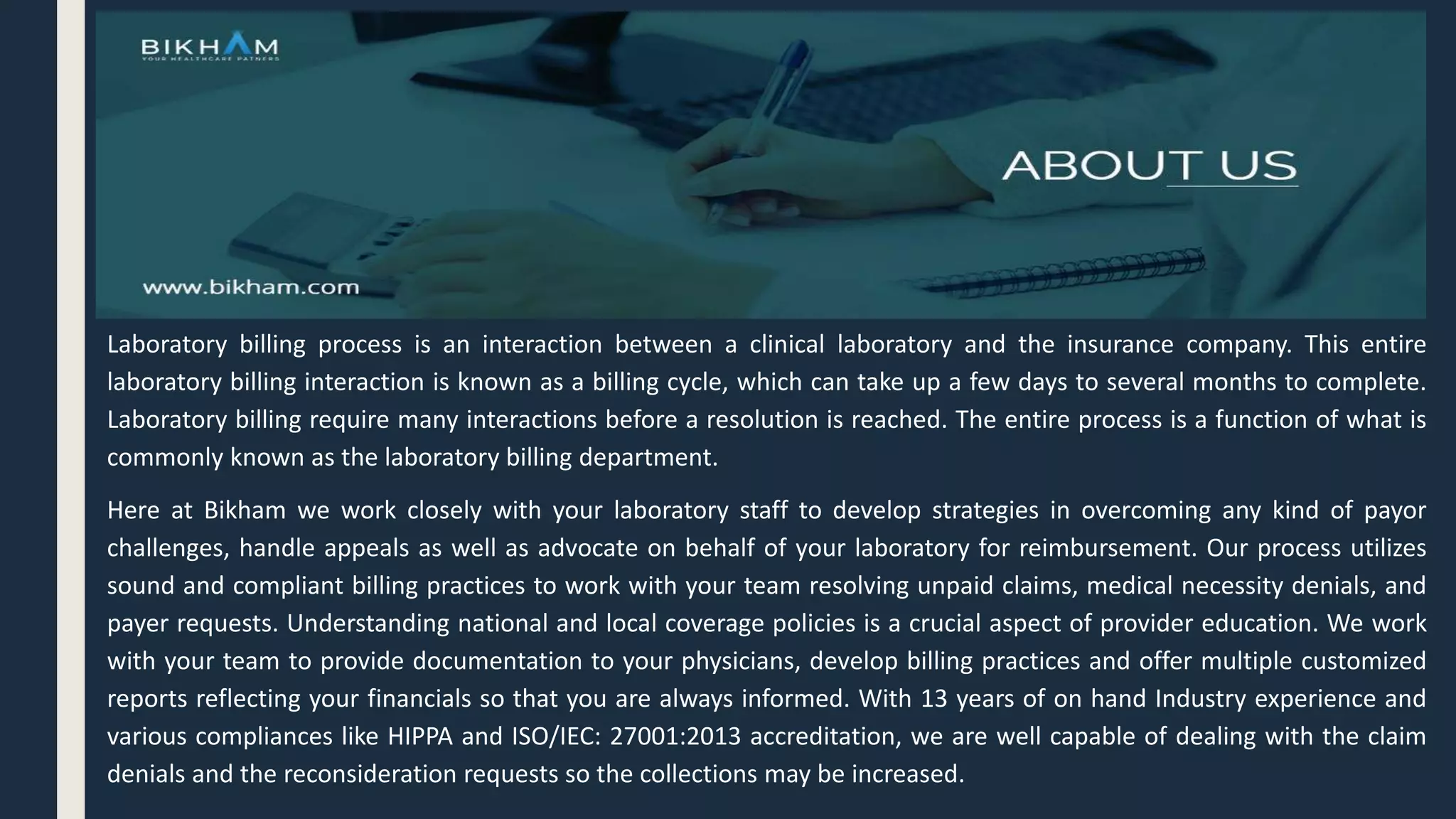 Laboratory medical billing services | PPTX