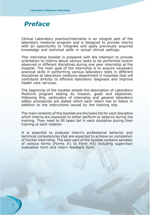 Laboratory Medicine Internship Booklet (1).pdf | Undergraduate ...