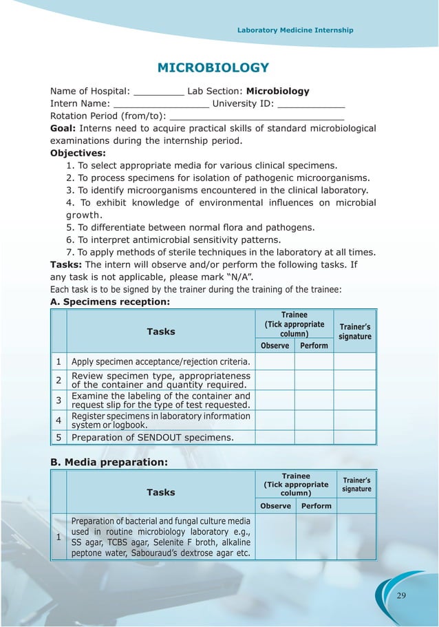Laboratory Medicine Internship Booklet (1).pdf | Undergraduate ...