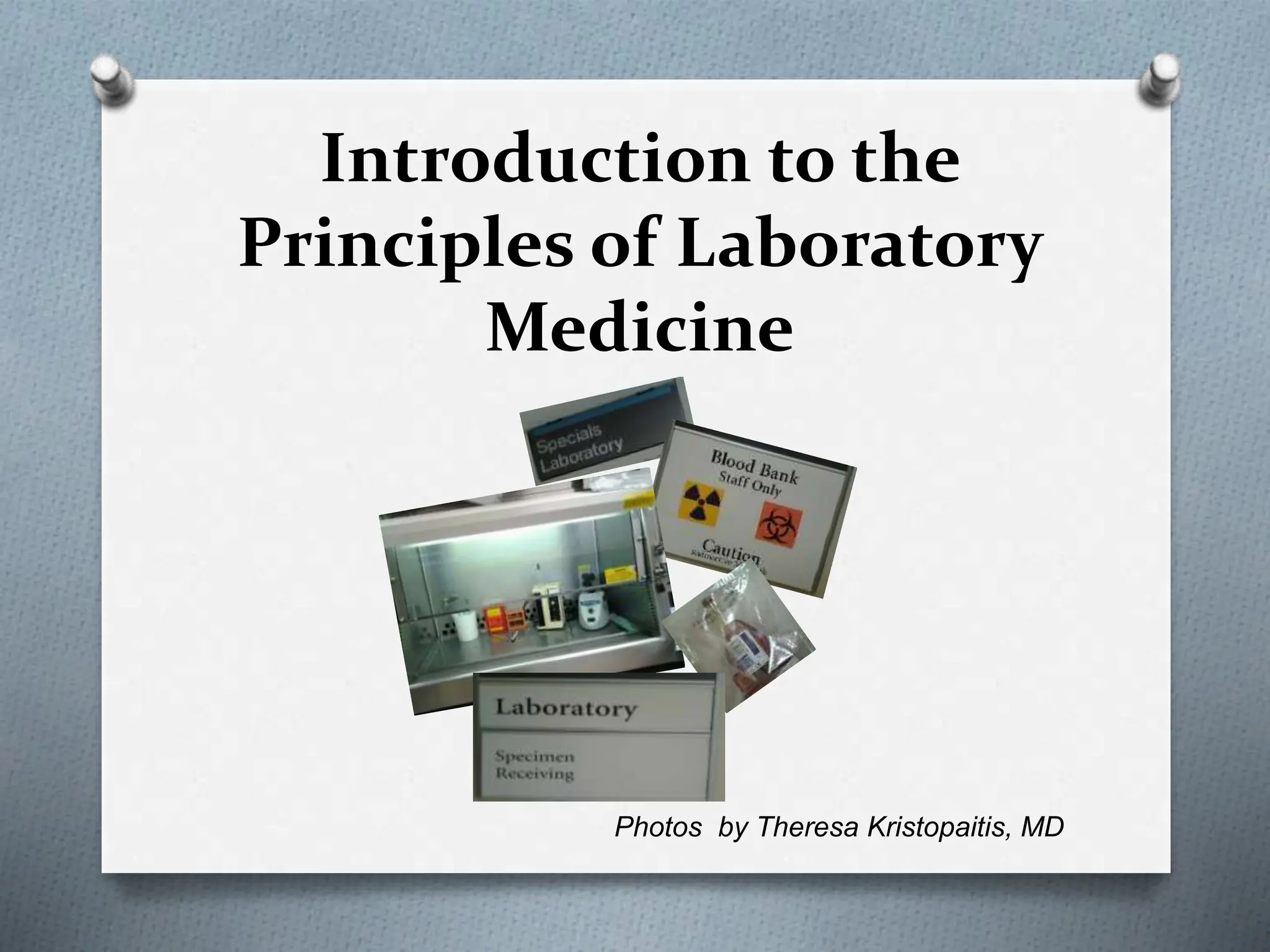 laboratory medicine introduction for professionals.ppt