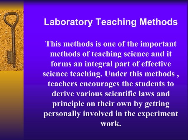 Laboratory method | PPT