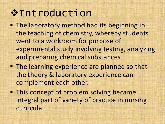 Laboratory method
