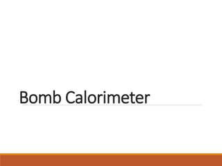 Laboratory method for Heating value.ppt
