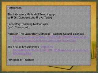 Laboratory Method of Teaching | PPTX