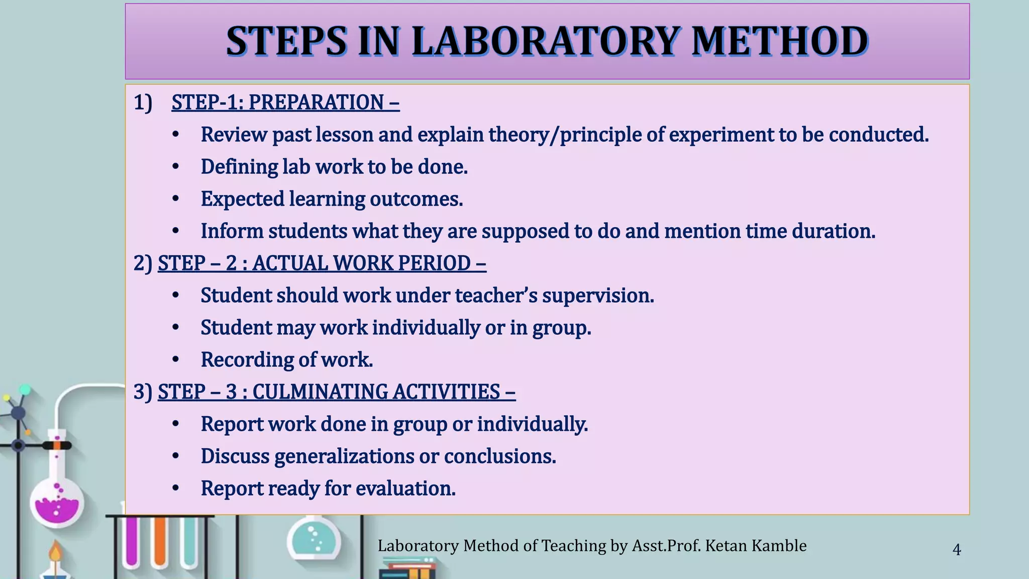 Laboratory method of teaching | PPTX