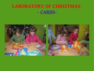 Laboratory of christmas cards | PPT