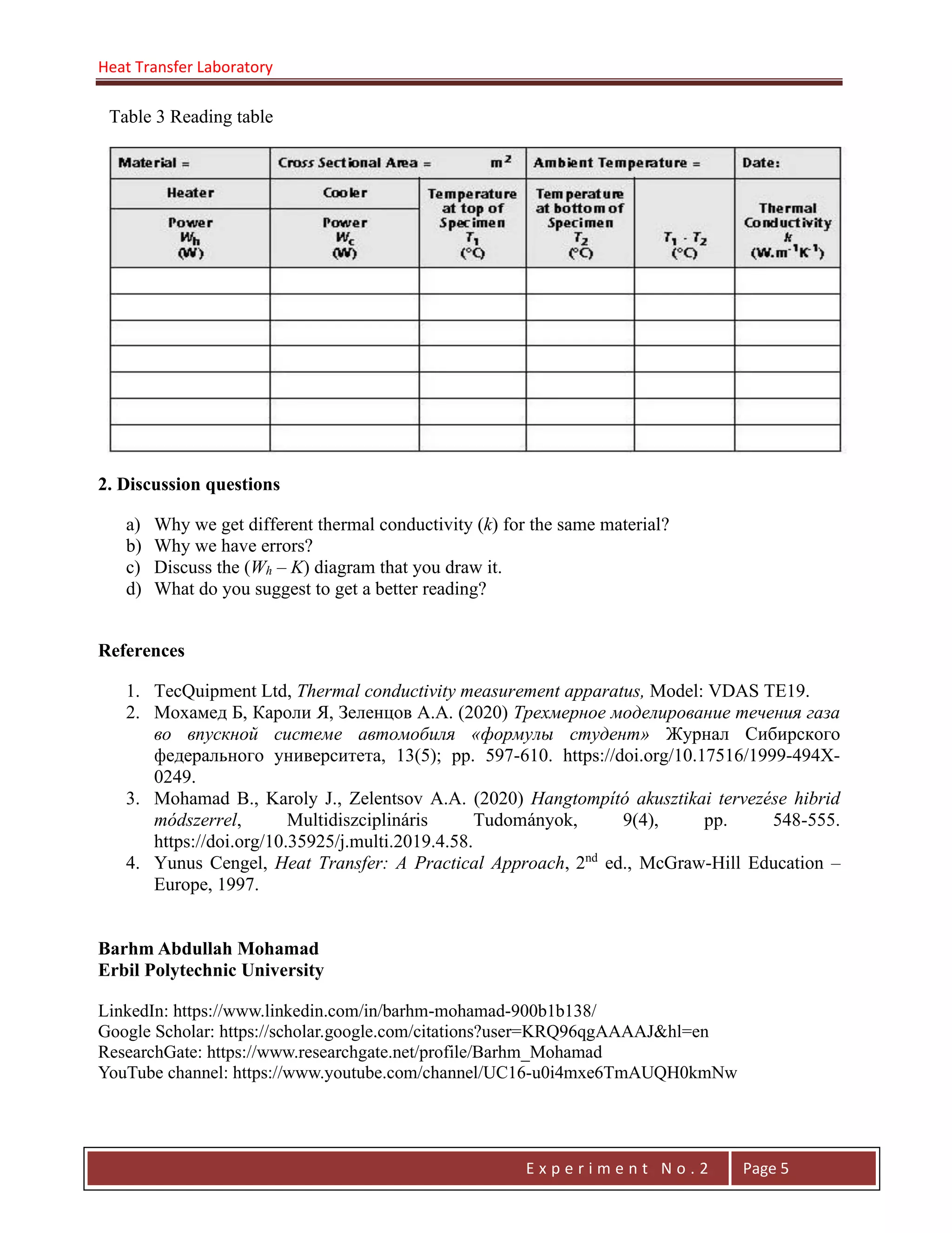 Thermal conductivity | PDF