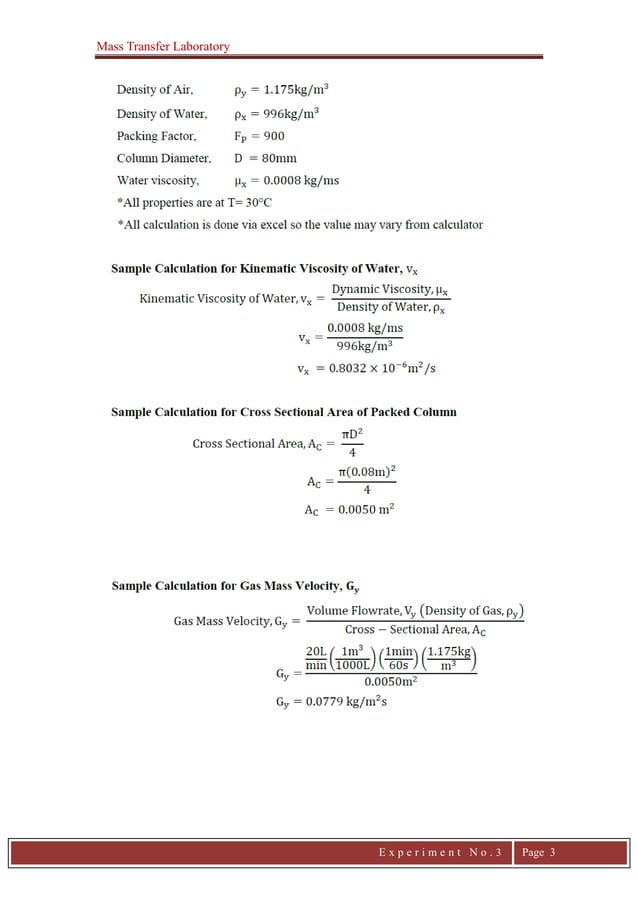 Gas absorption in packed tower with Raschig rings packings | PDF ...
