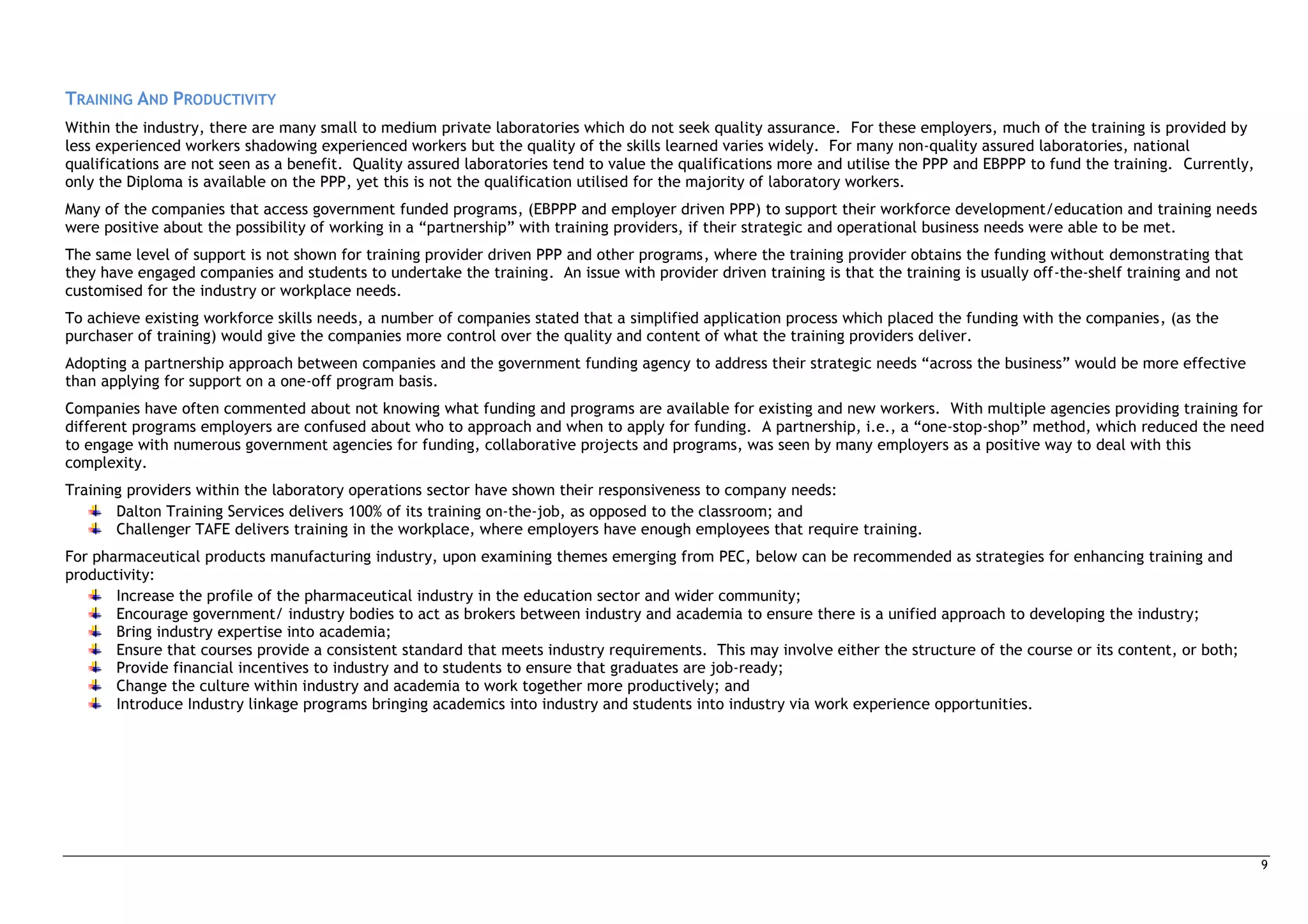 Laboratory operations workforce development plan oct 2010 | PDF