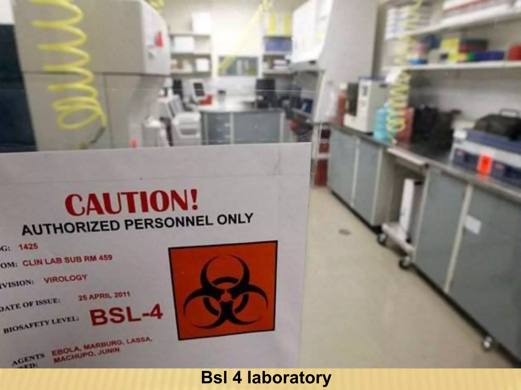 Laboratory oranization and biosafety requirements of microbiology ...