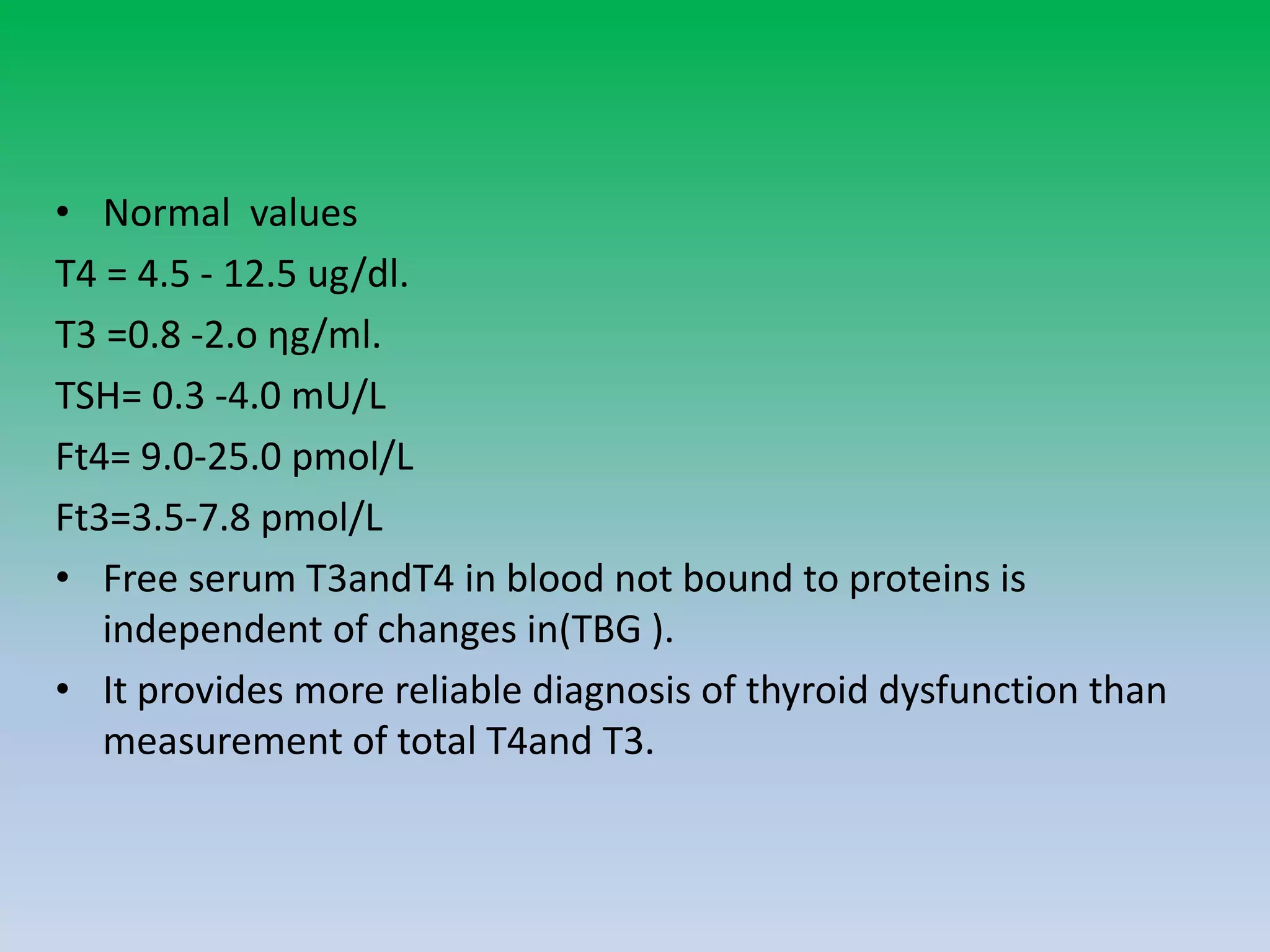 Laboratory overview and thyroid profile | PPT