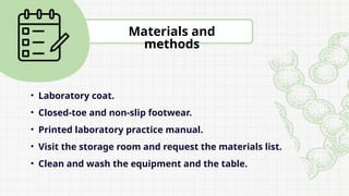 Laboratory practice Microbxiology presentation in pastel colors sketch ...
