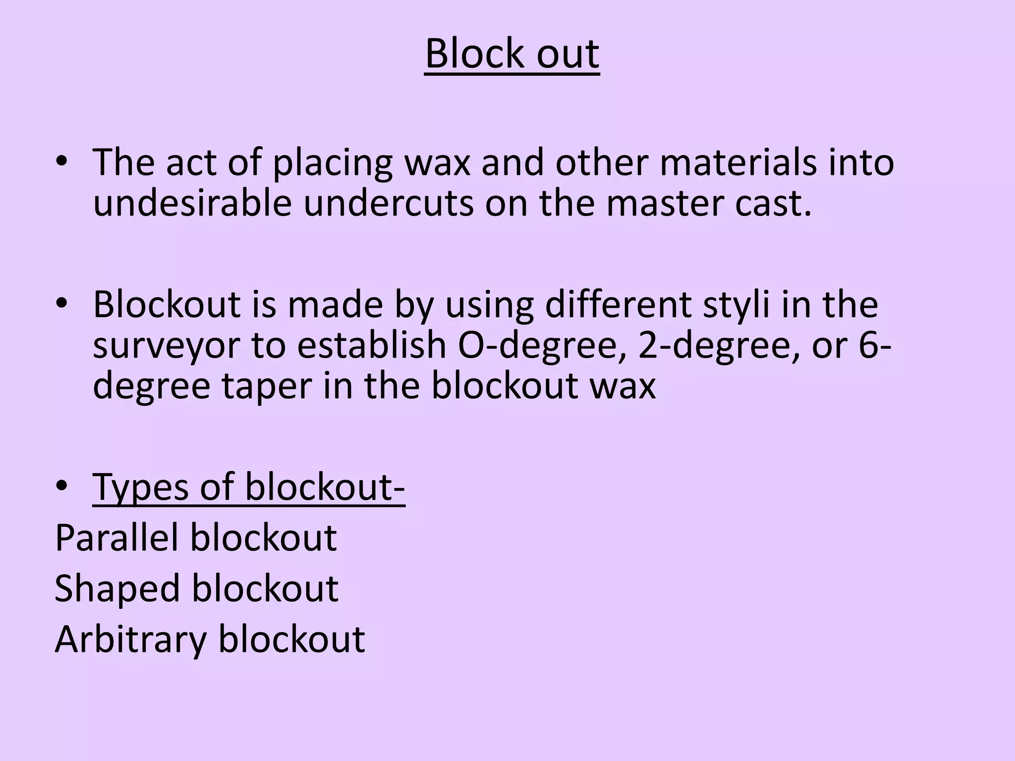 Laboratory procedure in rpd fabrication | PPTX