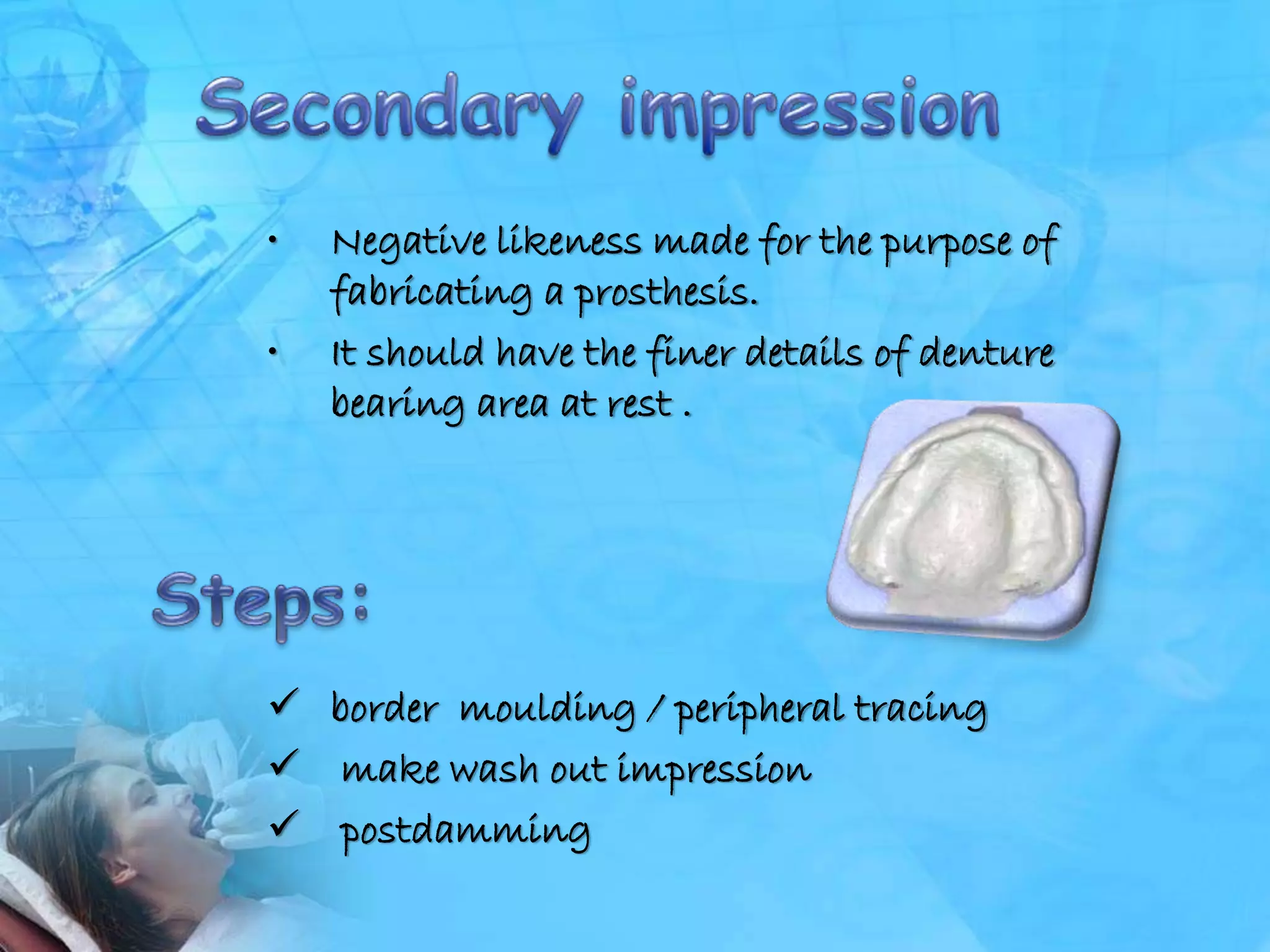 laboratory procedures in make of complete denture | PPTX