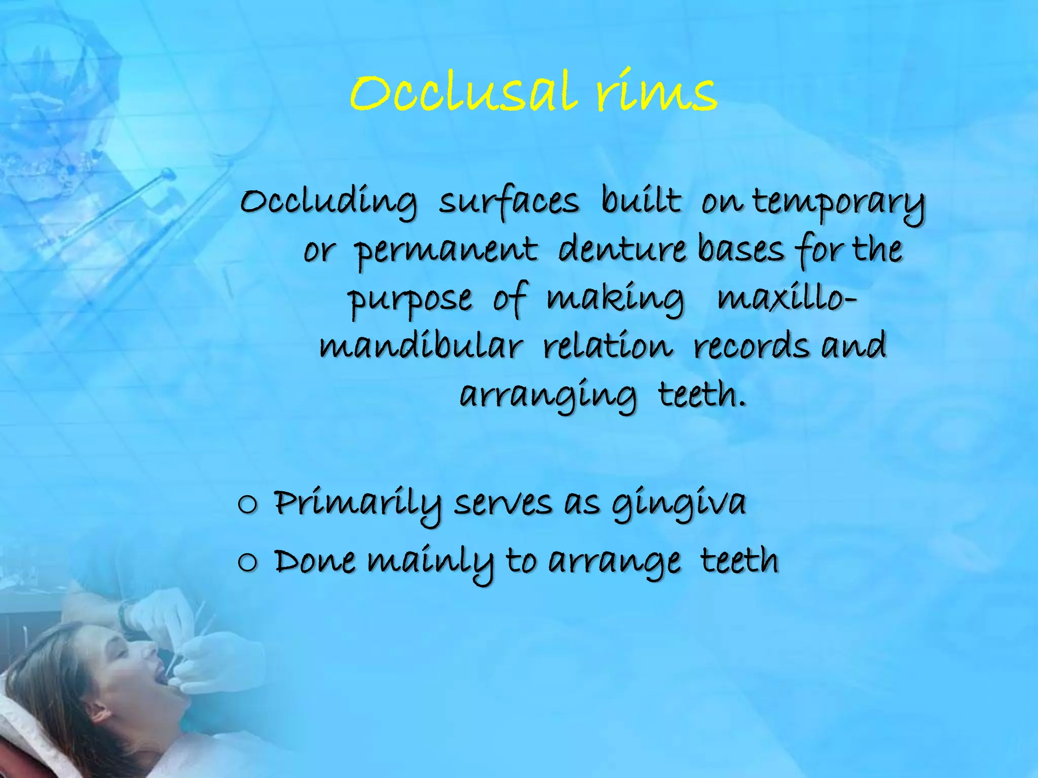 laboratory procedures in make of complete denture | PPTX