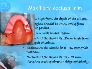 laboratory procedures in make of complete denture | PPTX
