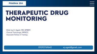 Laboratory Procedures in TDM for Pharma 204 Lab by Dr Agaid.pdf