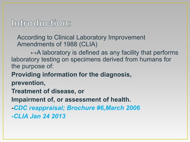 Laboratory procedures & micro organisms susceptibility and resistance ...