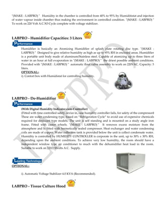 Laboratory products equipments | PDF
