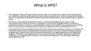 laboratory product suppliers - HPD | PPT