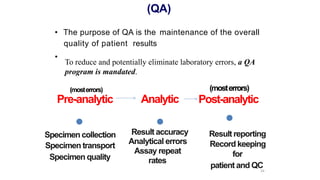 LABORATORY QUALITY ASSURANCE AND QUALITY CONTROL.pptx