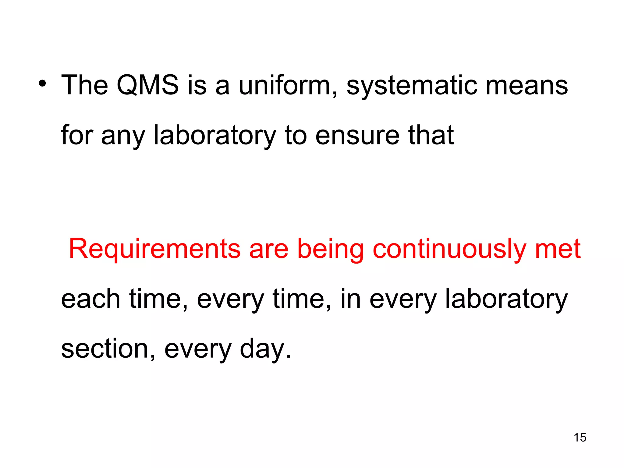 Laboratory quality management, hospital admin hht | PPT