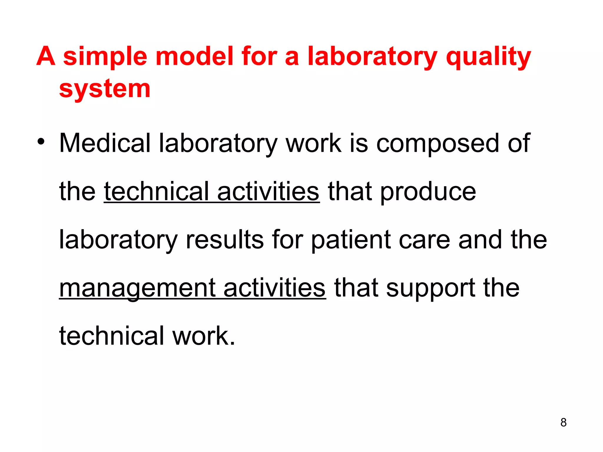 Laboratory quality management, hospital admin hht | PPT
