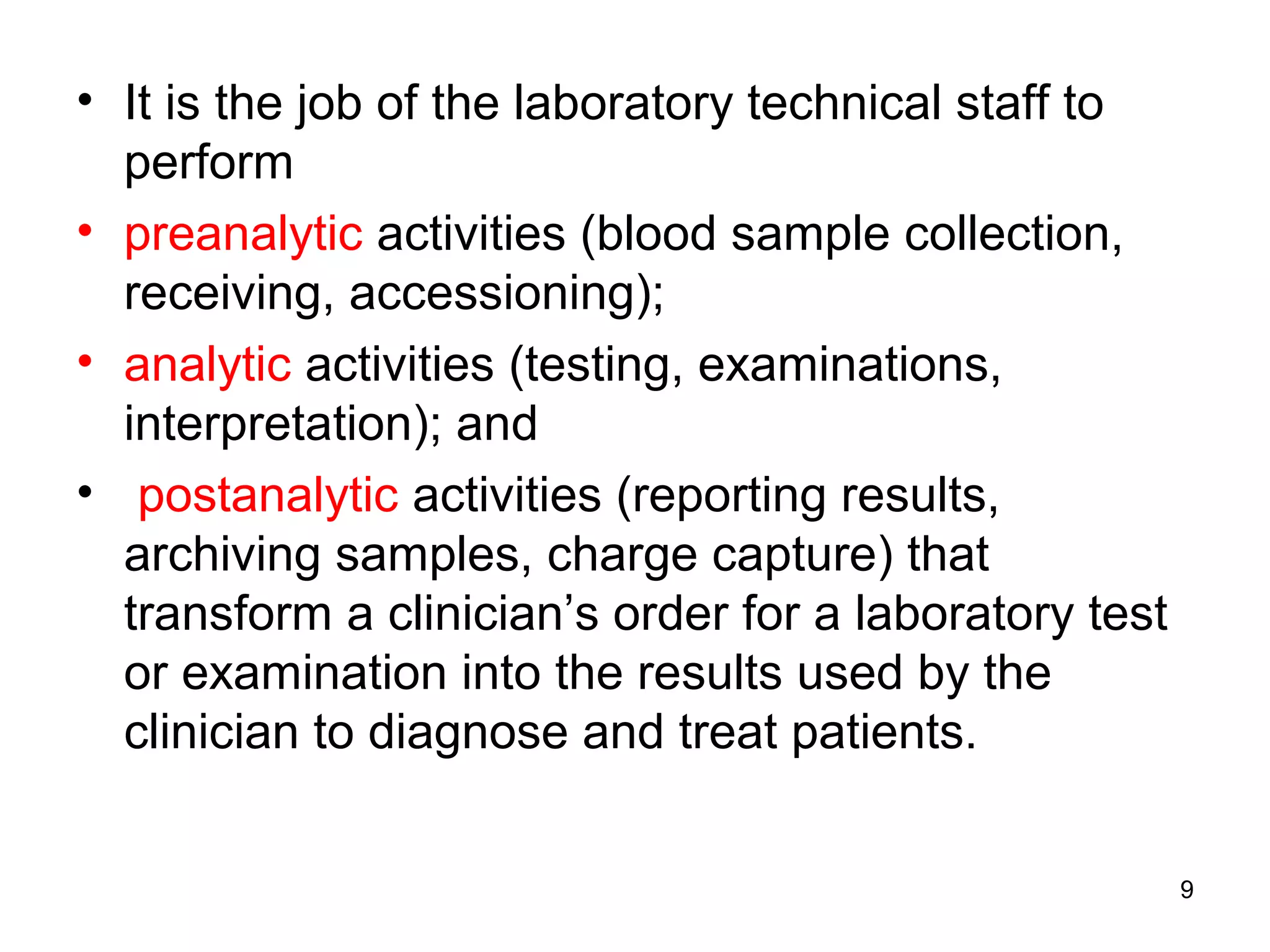 Laboratory quality management, hospital admin hht | PPT