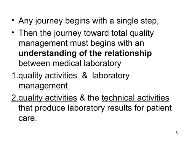 Laboratory quality management, hospital admin hht | PPT